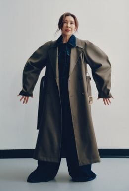 Canadian Dance Legend Chan Hon Goh Models Fall's Best Outerwear